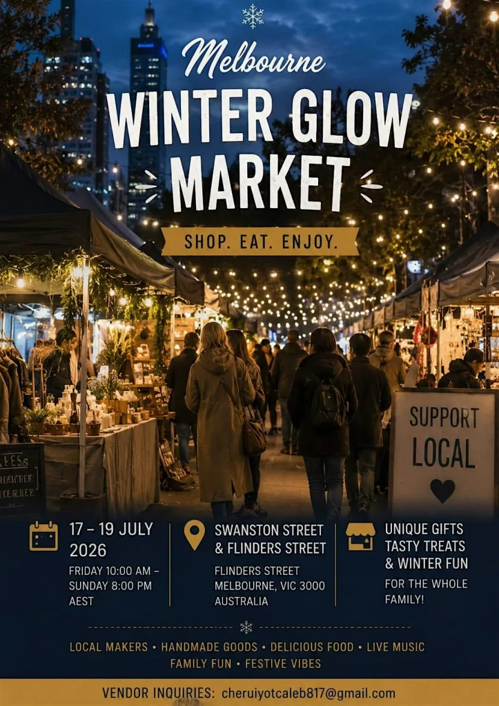 Winter Glow Market Melbourne — Melbourne | Melbourne Events