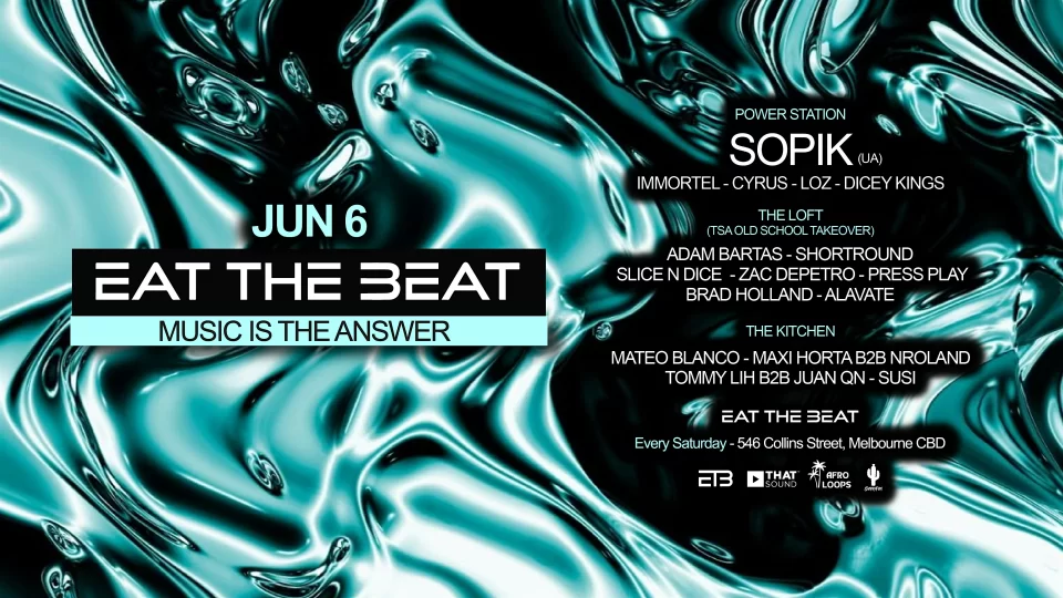 Eat The Beat Saturdays | May 30 | Food & Drink Event in Melbourne ...